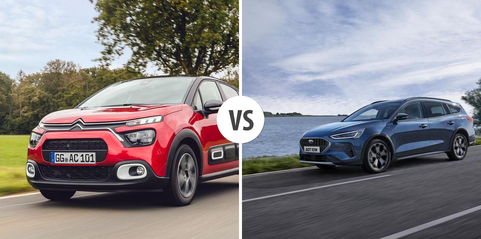 Citroen C3 vs Ford Focus Turnier confronto - differenze, prezzi e dati ...