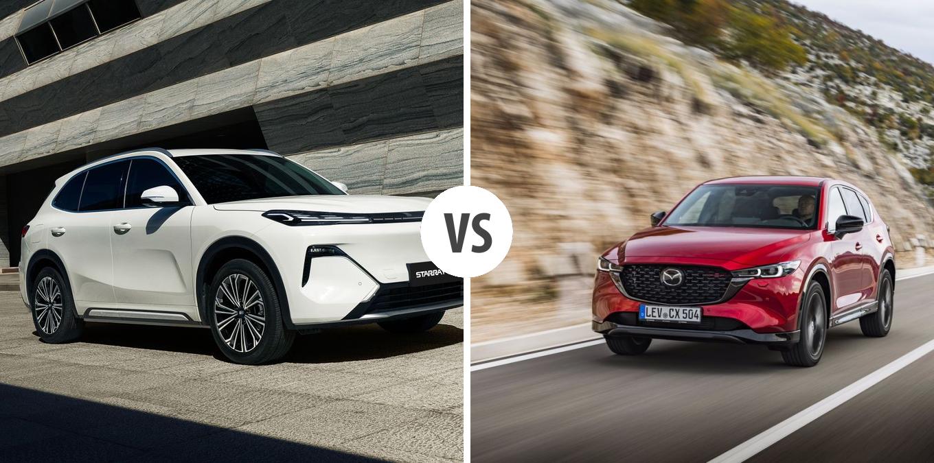 Geely Starray vs Mazda CX-5 confronto - differenze, prezzi e dati tecnici