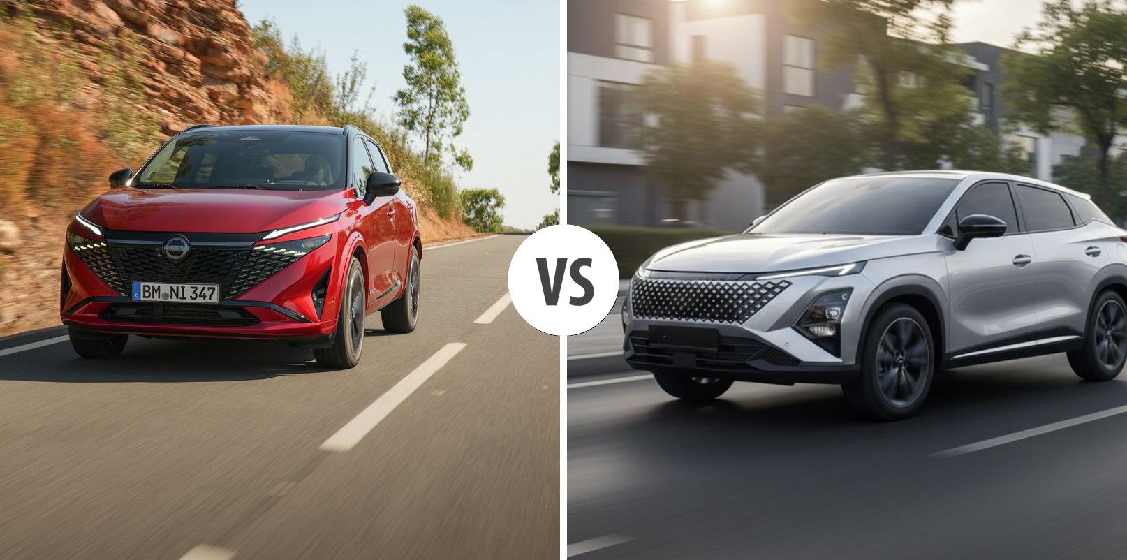 Nissan Qashqai vs Omoda 5 confronto - differenze, prezzi e dati tecnici