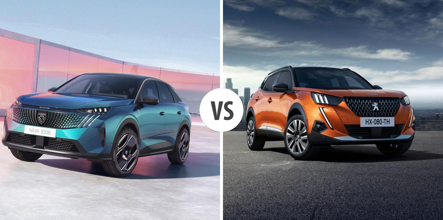 Peugeot 3008 vs Peugeot 2008 confronto - differenze, prezzi e dati tecnici