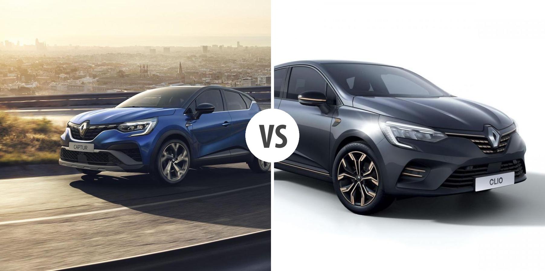 Renault Captur vs Renault Clio confronto - differenze, prezzi e dati ...