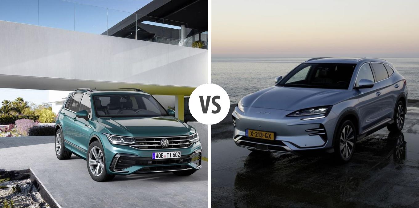 VW Tiguan vs BYD Seal U confronto - differenze, prezzi e dati tecnici
